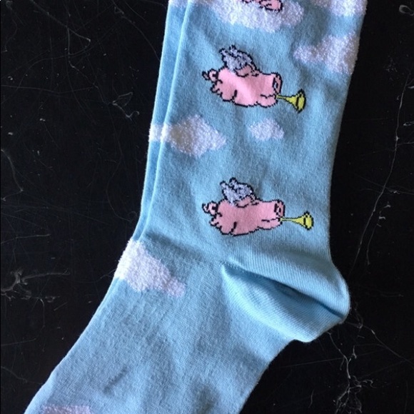 Foot Traffic | Accessories | When Pigs Fly Socks | Poshmark
